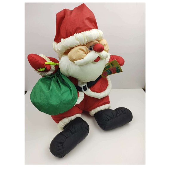 Commonwealth | Holiday | Vintage Puffalump Santa Claus Plush ...